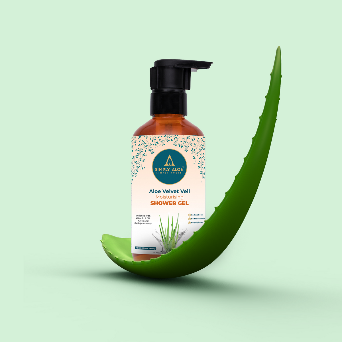 Aloe Vera Moisturizing Shower Gel– Simply Aloe